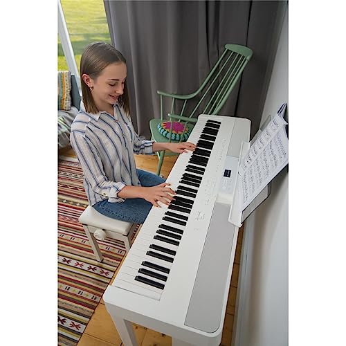 Kawai ES520 88-key Digital Piano with Speakers - White