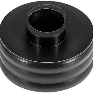 KF04060BK Body Mount Bushing Kit Fit for Ford 2008-2016 F250 F350 Super Duty 2WD 4WD Steel Sleeves & Hardware & Polyurethane Body Cab Mounts (black)