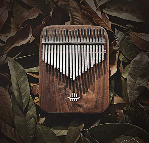 Hluru Kalimba 21 Key | Quality America Dark Walnut Wood Keyboard Thumb Piano | Calimba Musical Instruments | Professional Music Birthday Gifts