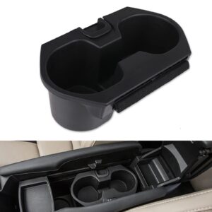 cup holder insert for honda civic cup holder 2016 2017 2018 2019 2020 2021 honda civic accessories lx ex si sport hatchback center console drink cup holder 83446-tba-a01za black