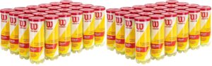 wilson championship extra duty tennis balls, 2 cases