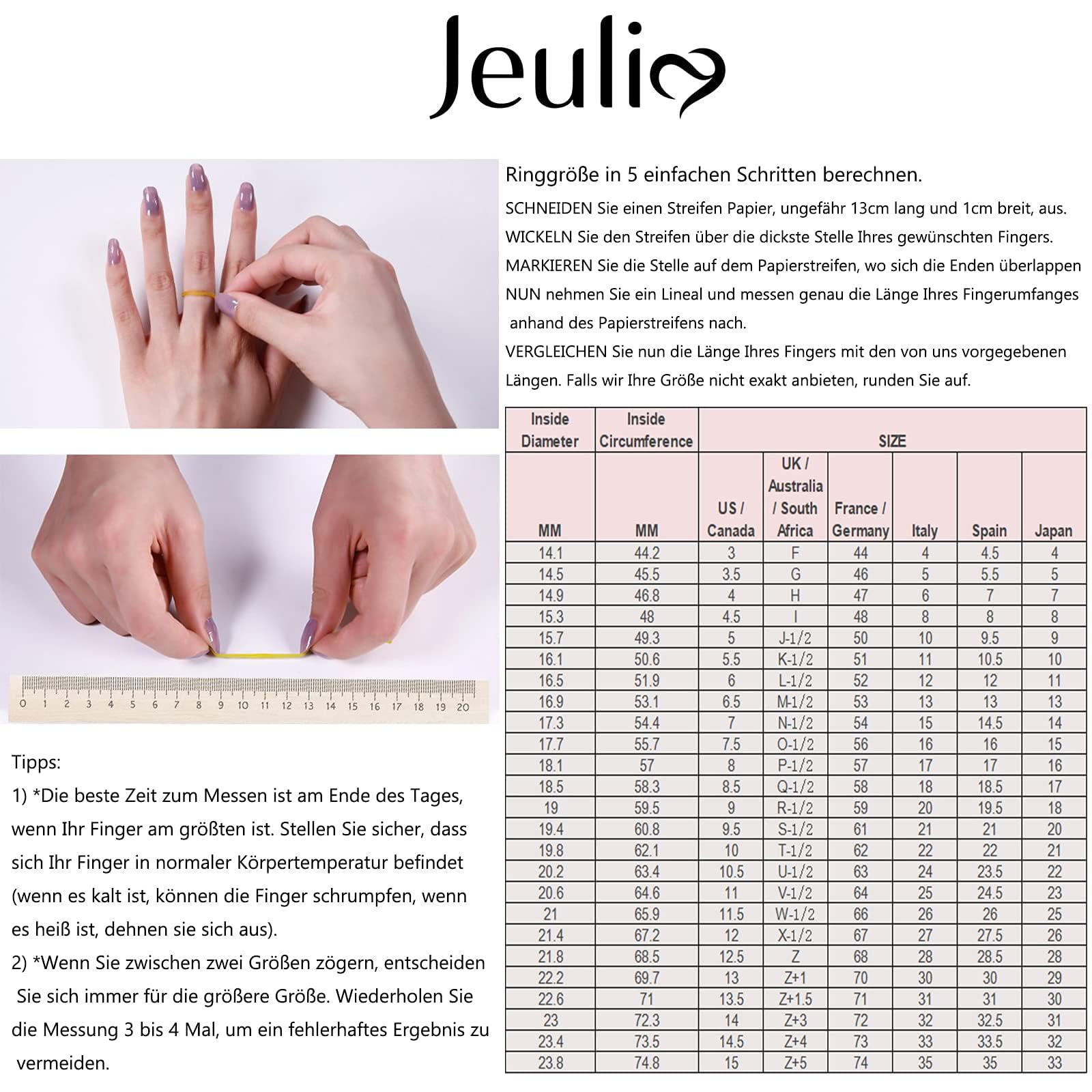 Jeulia "Nature's Favor Rabbit Round Cut Sterling Silver Ring Engagement Anniversary Eternity Promise Wedding Band Ring Set with Jewelry Box (6)