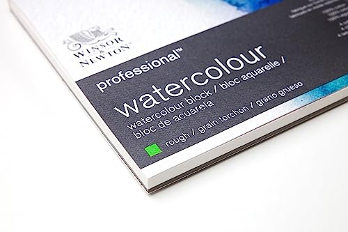 Winsor & Newton Professional Watercolor Paper Block, 10" x 14", Cold Pressed