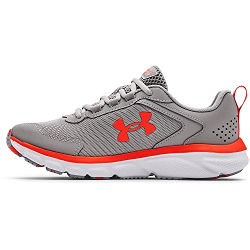 Under Armour Women's Charged Assert 9 Marble, Gray Wolf (101)/White, 9 M US