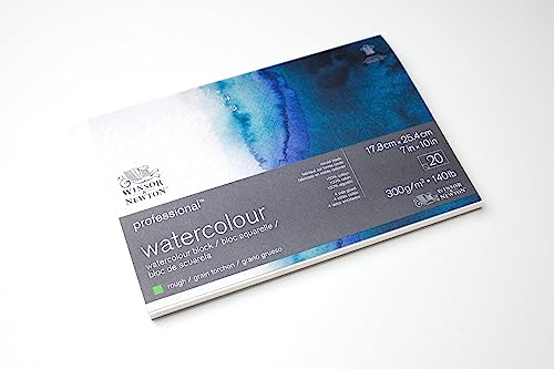 Winsor & Newton Professional Watercolor Paper Block, 10" x 14", Cold Pressed