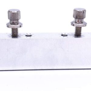 Jiayouy Adjustable Guitar Nut & Bridge Sander Luthier Tool for Electric Acoustic Guitar Bass Silver