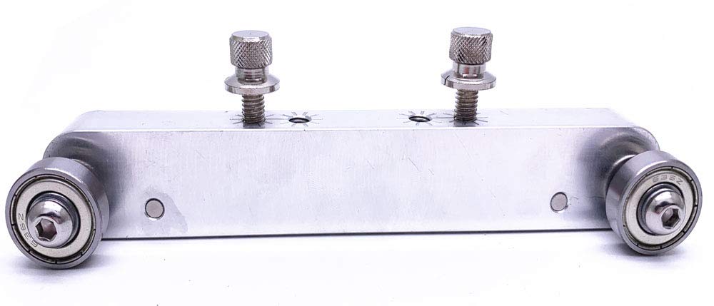 Jiayouy Adjustable Guitar Nut & Bridge Sander Luthier Tool for Electric Acoustic Guitar Bass Silver