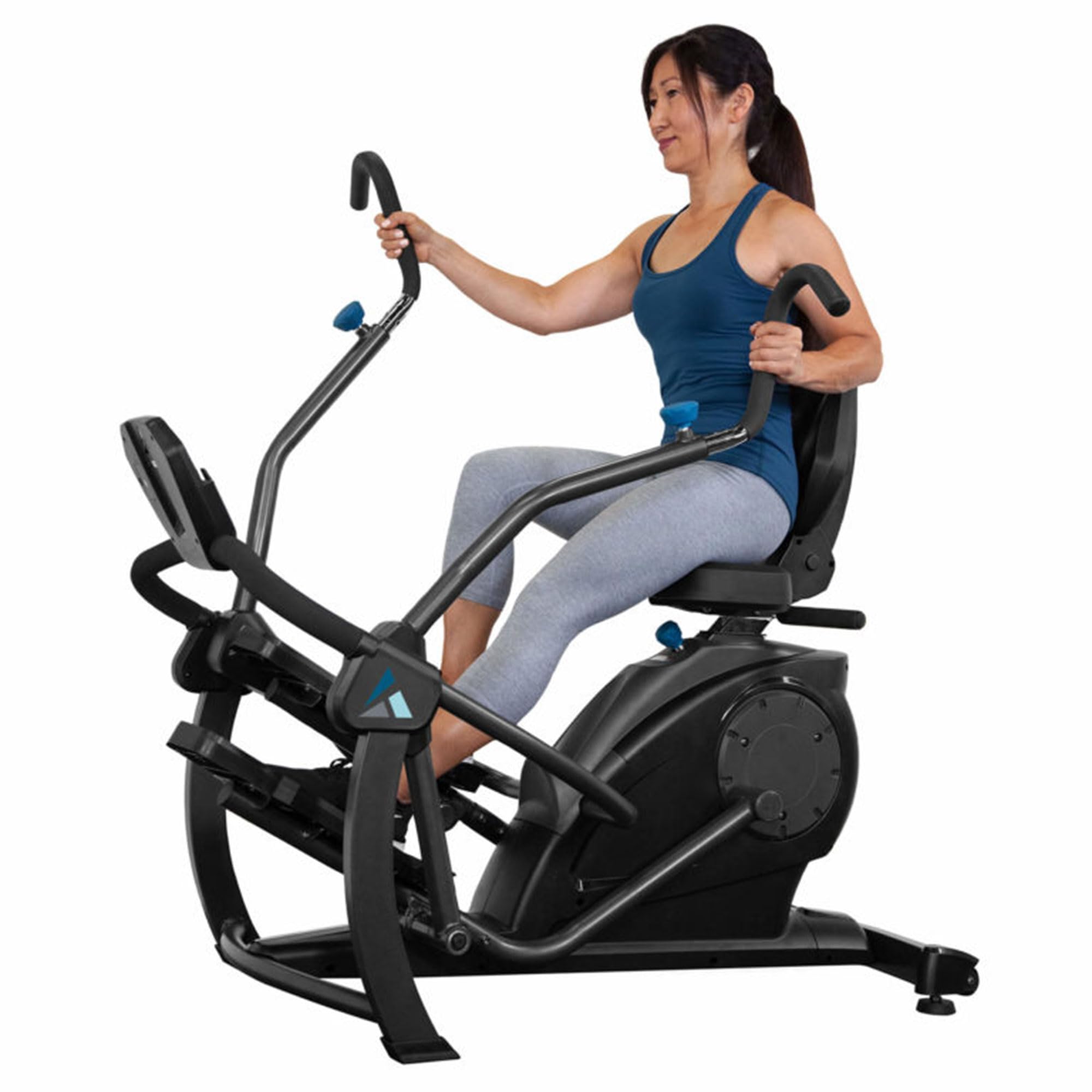 FreeStep LT3 Recumbent Cross Trainer Stepper - Zero-Impact Exercise w/Patented Physical Therapy Stride Technology, Whisper-Quiet, Multi-Position Arms, Free App w/Trainer-Led Workouts