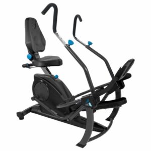 freestep lt3 recumbent cross trainer stepper - zero-impact exercise w/patented physical therapy stride technology, whisper-quiet, multi-position arms, free app w/trainer-led workouts