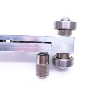 Jiayouy Adjustable Guitar Nut & Bridge Sander Luthier Tool for Electric Acoustic Guitar Bass Silver