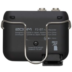 Zoom F2-BT Lavalier Recorder with Bluetooth, 32-Bit Float Recording, Audio for Video, Wireless Timecode Synchronization, Records to SD, and Battery Powered with Included Lavalier Microphone