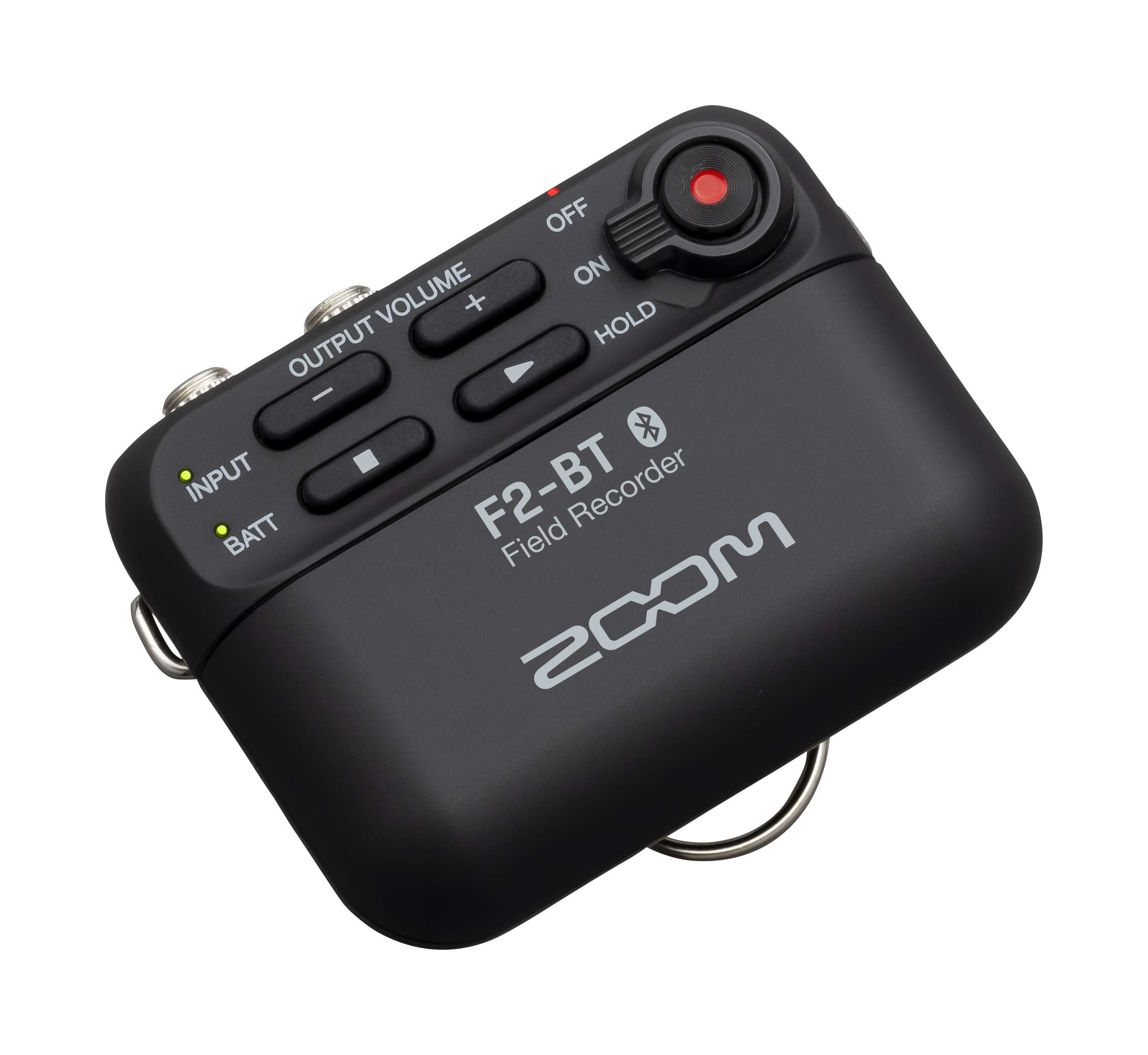 Zoom F2-BT Lavalier Recorder with Bluetooth, 32-Bit Float Recording, Audio for Video, Wireless Timecode Synchronization, Records to SD, and Battery Powered with Included Lavalier Microphone