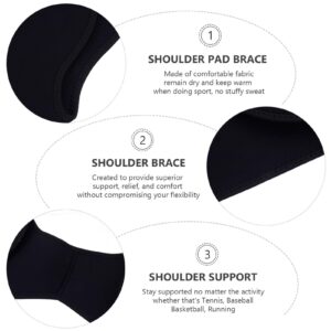 Warm Shoulder Strap Gym Sports Shoulder Support Shoulder Protection Brace Shoulder Splint Shoulder Compression Sleeve Shoulder Support Wrap Shoulders Fabric Fitness Shoulder