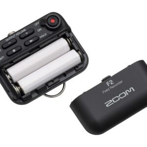 Zoom F2-BT Lavalier Recorder with Bluetooth, 32-Bit Float Recording, Audio for Video, Wireless Timecode Synchronization, Records to SD, and Battery Powered with Included Lavalier Microphone