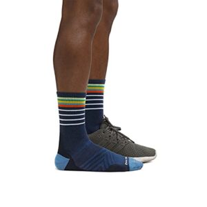 Darn Tough Men's Stride Micro Crew Ultra-Lightweight Running Sock (Style 1036) - Eclipse, Medium