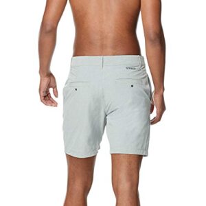 Speedo Men's Standard Swim Trunk Mid Length Hybrid Short, Monument, 34