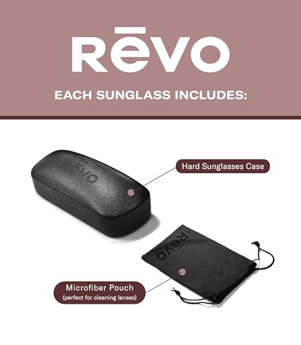 Revo Sunglasses Jett: Polarized Lens Filters UV, Semi-Rimless Rectangle Wrap Frame, Matte Black Frame with Drive Lens