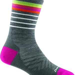 Darn Tough Women's Stride Micro Crew Ultra-Lightweight Running Sock (Style 1045) - Gray, Small