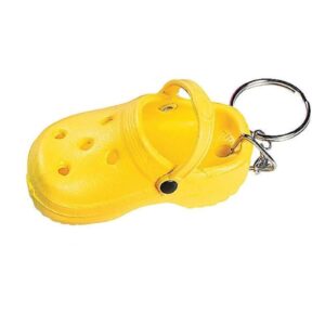 Biblebanz Bulk 24 Count Of Mini Clog Keychain Rubber Slipper Key chain Shoe For Women Teens Cute Adorable Charms Little Shoes For Backpacks Gifts