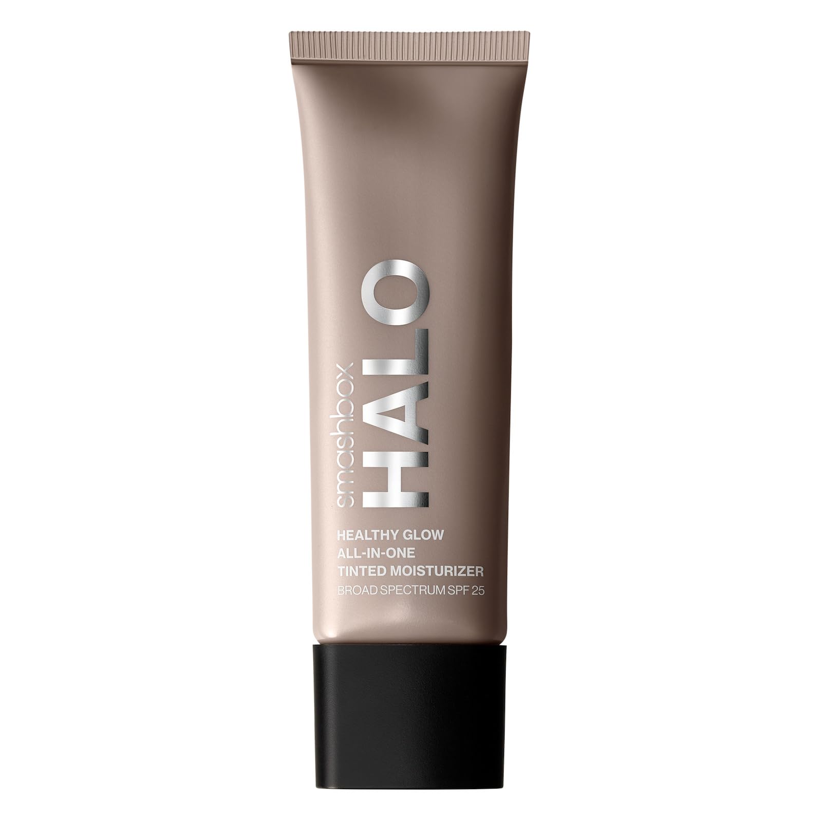 Smashbox Halo Healthy Glow All-In-One Tinted Moisturizer SPF 25 with Hyaluronic Acid, Light to Medium Coverage, Dewy Finish, Oil-free, Sweat and Humidity Resistant, 1.4 fl. oz., Medium