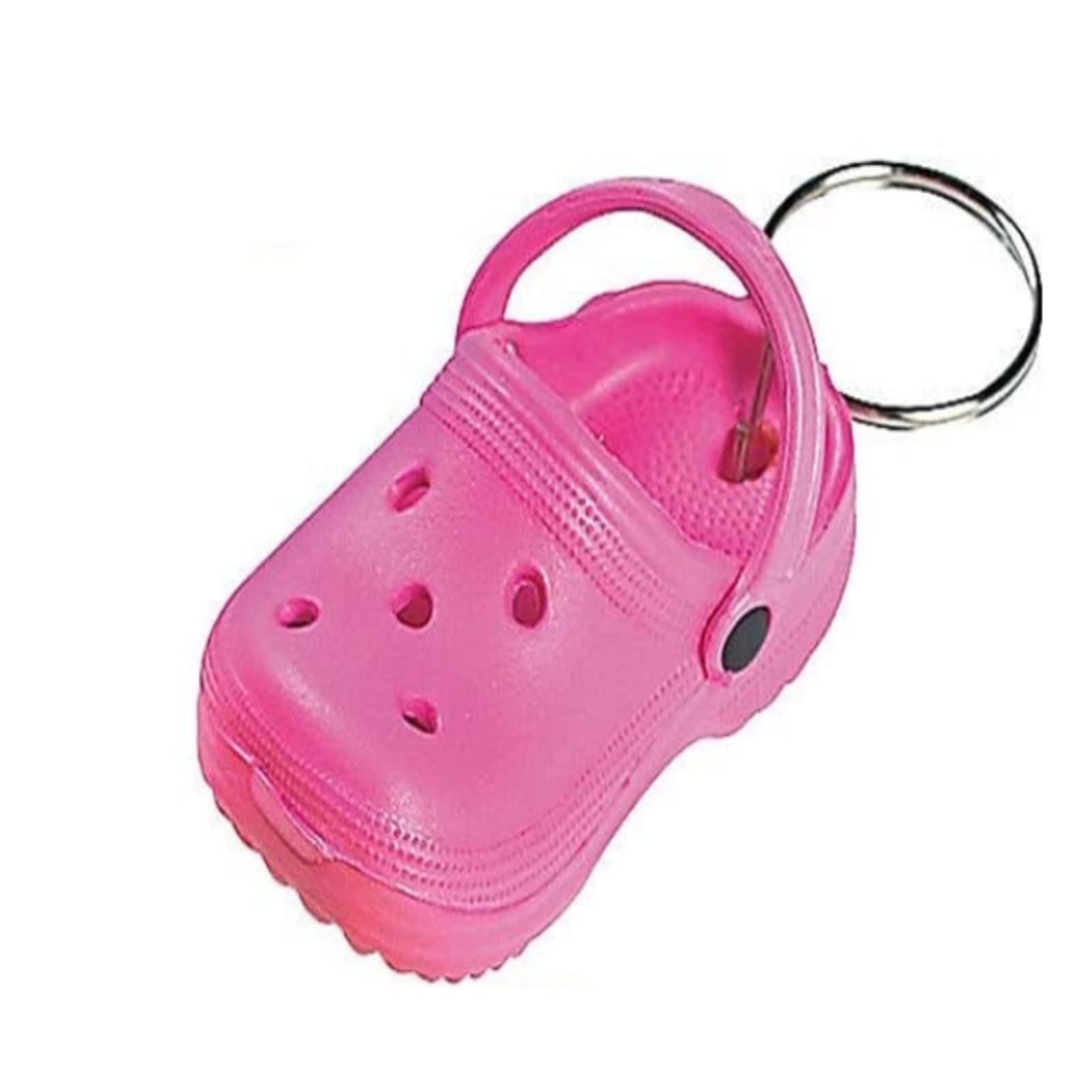 Biblebanz Bulk 24 Count Of Mini Clog Keychain Rubber Slipper Key chain Shoe For Women Teens Cute Adorable Charms Little Shoes For Backpacks Gifts