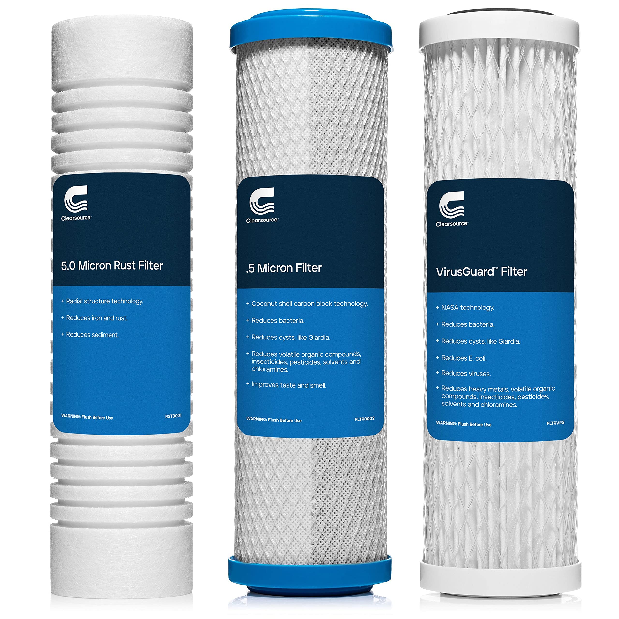 CLEARSOURCE ULTRA SYSTEM REPLACEMENT FILTER THREE PACK WITH VIRUSGUARD