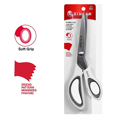 SINGER 9" Pinking Shears - Zig Zag Scissors for Fabric