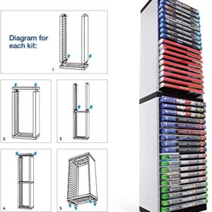 DAHAKII 36 Game Discs Storage Holder Stand for PS5 Game Storage Compatible with PS5/PS4/Xbox/Nintendo Switch