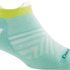 Darn Tough Women's No Show Tab Ultra-Lightweight Running Sock (Style 1052) - Aqua, Medium