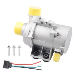 dasbecan electric engine water pump compatible with bmw 128i 328i 325i 528i 530i z4 x3 x5 e90 n52 replaces# 11517521584 11517546994 11517563183 11517586924 11517586925