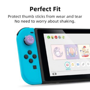 GeekShare Halloween Greedy Ghost Thumb Grip Caps Soft Silicone Joystick Cover Compatible with Nintendo Switch/OLED/Switch Lite,4PCS