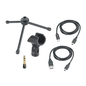 Audio-Technica AT-EDU25 Working and Learning from Home Pack with AT2005USB Cardioid Dynamic USB/XLR Microphone and ATH-M20x Headphones (ATEDU25)