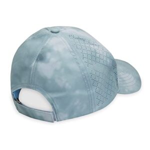 Gaiam Wander Breathable Tie-Dye Geo Hat - Cute Women's Baseball Hat for Summer, Lightweight, Cool Geo Design Ball Cap with Adjustable Strap, Moisture-Absorbing Sweatband for Running & Hiking, Frost