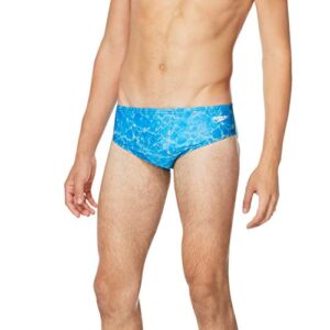 speedo men's swimsuit brief prolt printed team colors