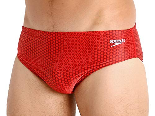 Speedo Men's Swimsuit Brief ProLT Printed Team Colors