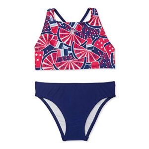 speedo girl's swimsuit two piece bikini set