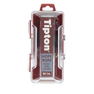 Tipton Nope Ropes – .22 Caliber Pull Through Bore Ropes with End to End Connection and Case for Firearm Maintenance