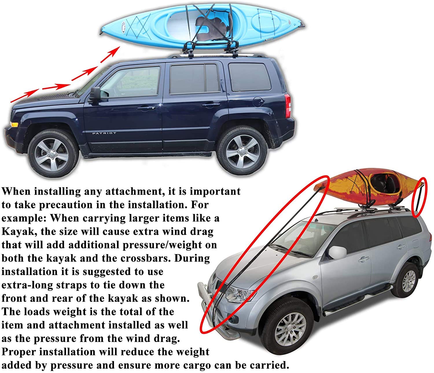 BRIGHTLINES Crossbars Roof Racks Replacement for Ford Explorer 2020 2021 2022 2023 2024 for Kayak Luggage ski Bike Carrier