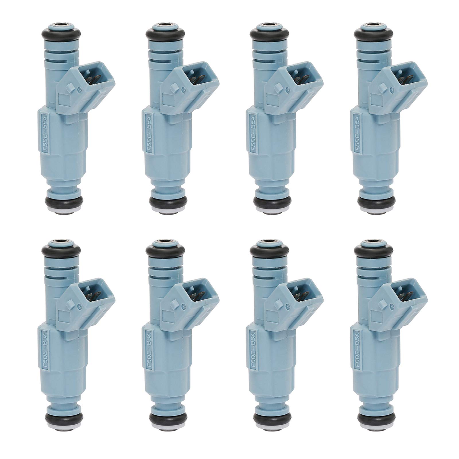 Fuel Injector 24LB 4 Holes 8Pcs | Replacement for 5.2 5.9 Dodge Dakota Durango Ram Chevy Camaro Ford F250 F350 Excursion Mustang Pontiac GTO & more | Replace# 0280155715, 0280150947, 0280150965