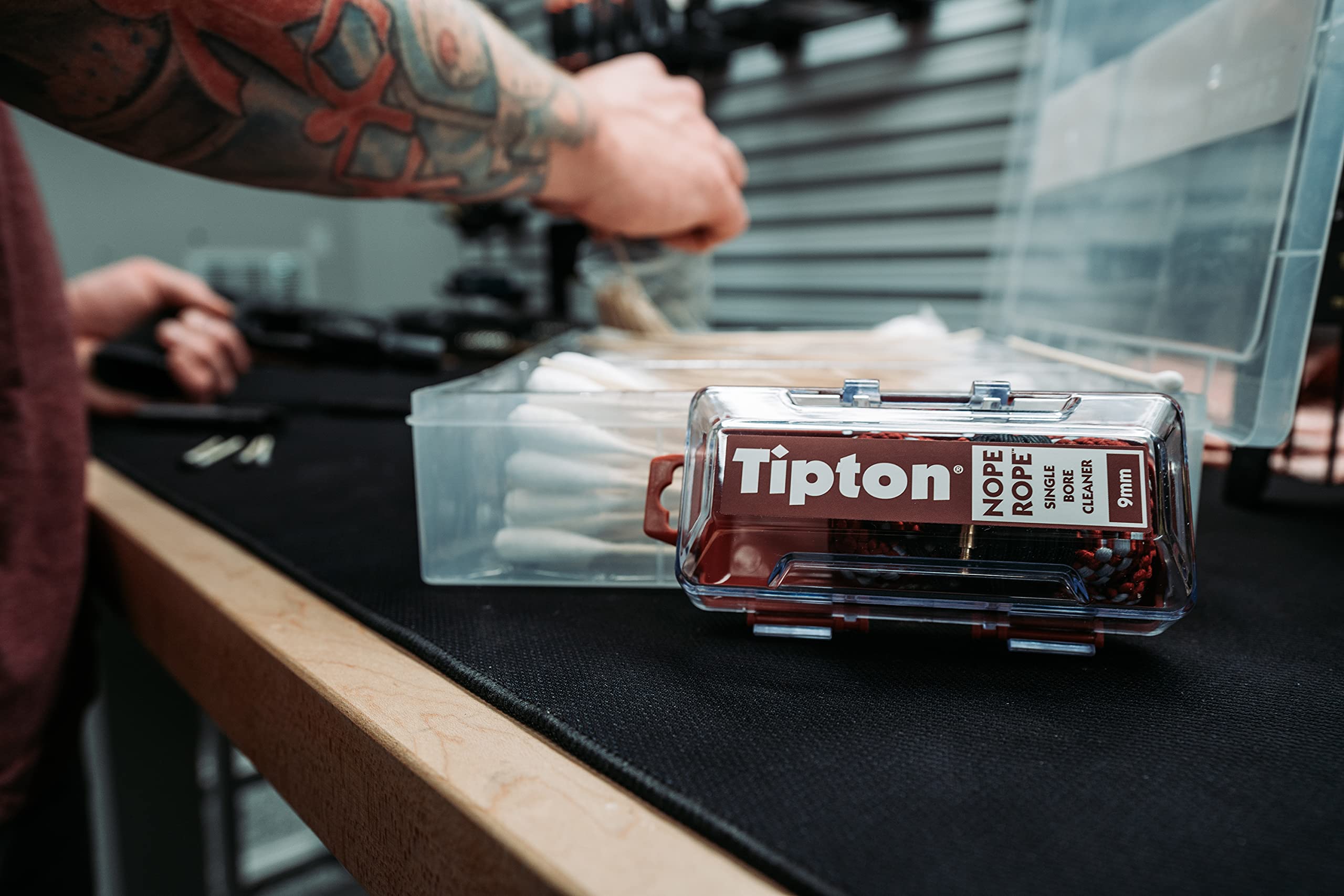 Tipton Nope Ropes – 20 Gauge Pull Through Bore Ropes with End to End Connection and Case for Firearm Maintenance