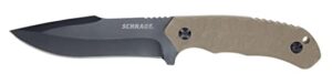 schrade g10 modified drop fixed knife