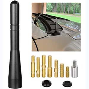 Bingfu Vehicle Short Antenna Mast Car Truck Antenna Replacement for Ford F150 Raptor F250 F350 F450 Super Duty Ranger Explorer Mustang Escape Focus Edge Dodge RAM 1500 2500 3500 Heavy Duty Truck