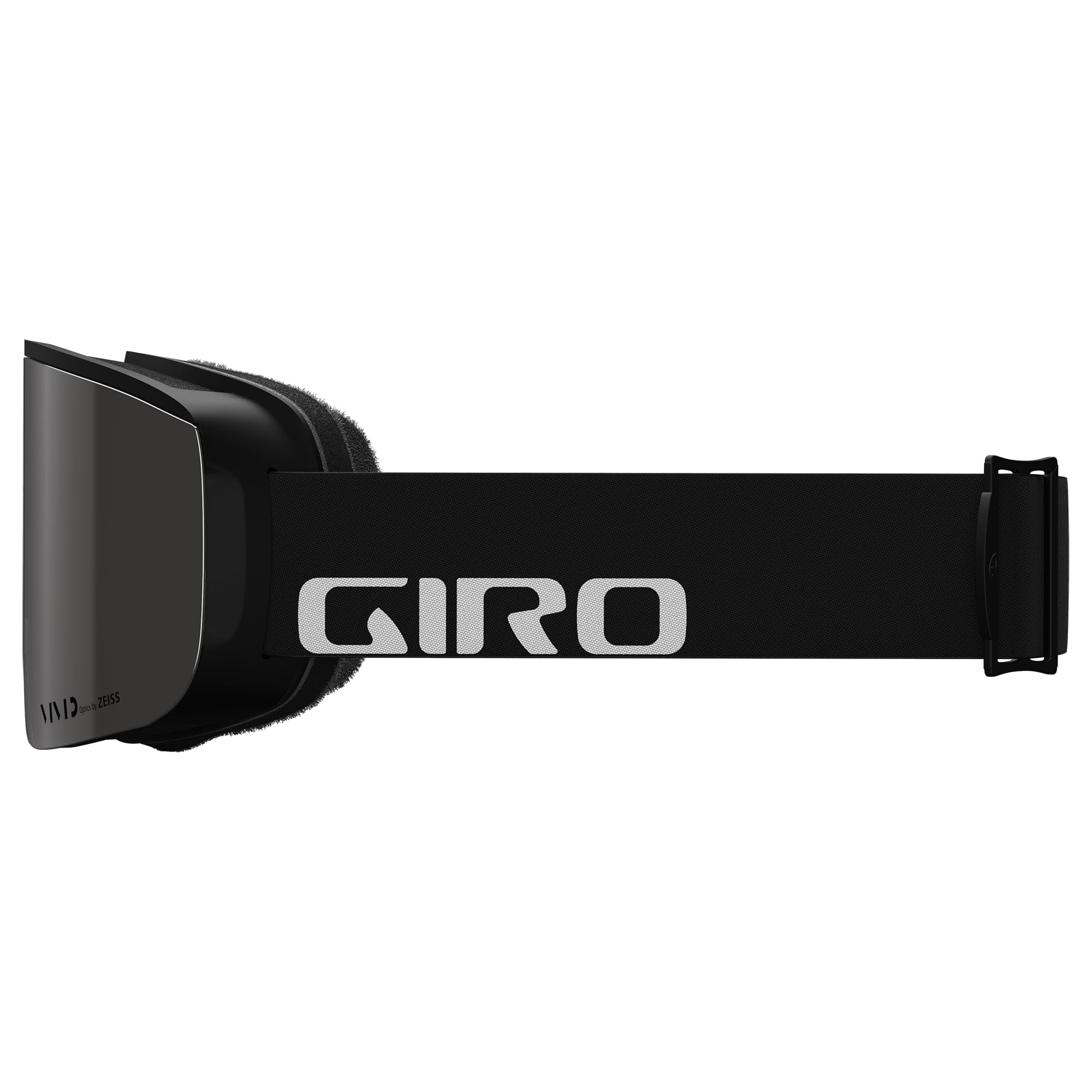 Giro Axis Ski Goggles - Snowboard Goggles for Men - Black Wordmark Strap with Vivid Smoke/Vivid Infrared Lenses