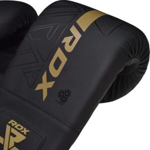 RDX Boxing Pads and Bag Gloves Set, Maya Hide Leather Kara Hook and Jab Training Pads, Curved Focus Mitts for MMA, Muay Thai, Kickboxing Coaching, Martial Arts, Punching Hand Target Strike Shield