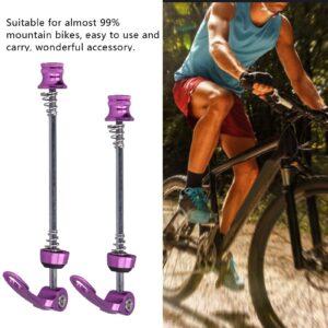 RiToEasysports Pack of 2 Quick Release Skewers Front & Rear Bike Quick Release Skewers for Mountain ()