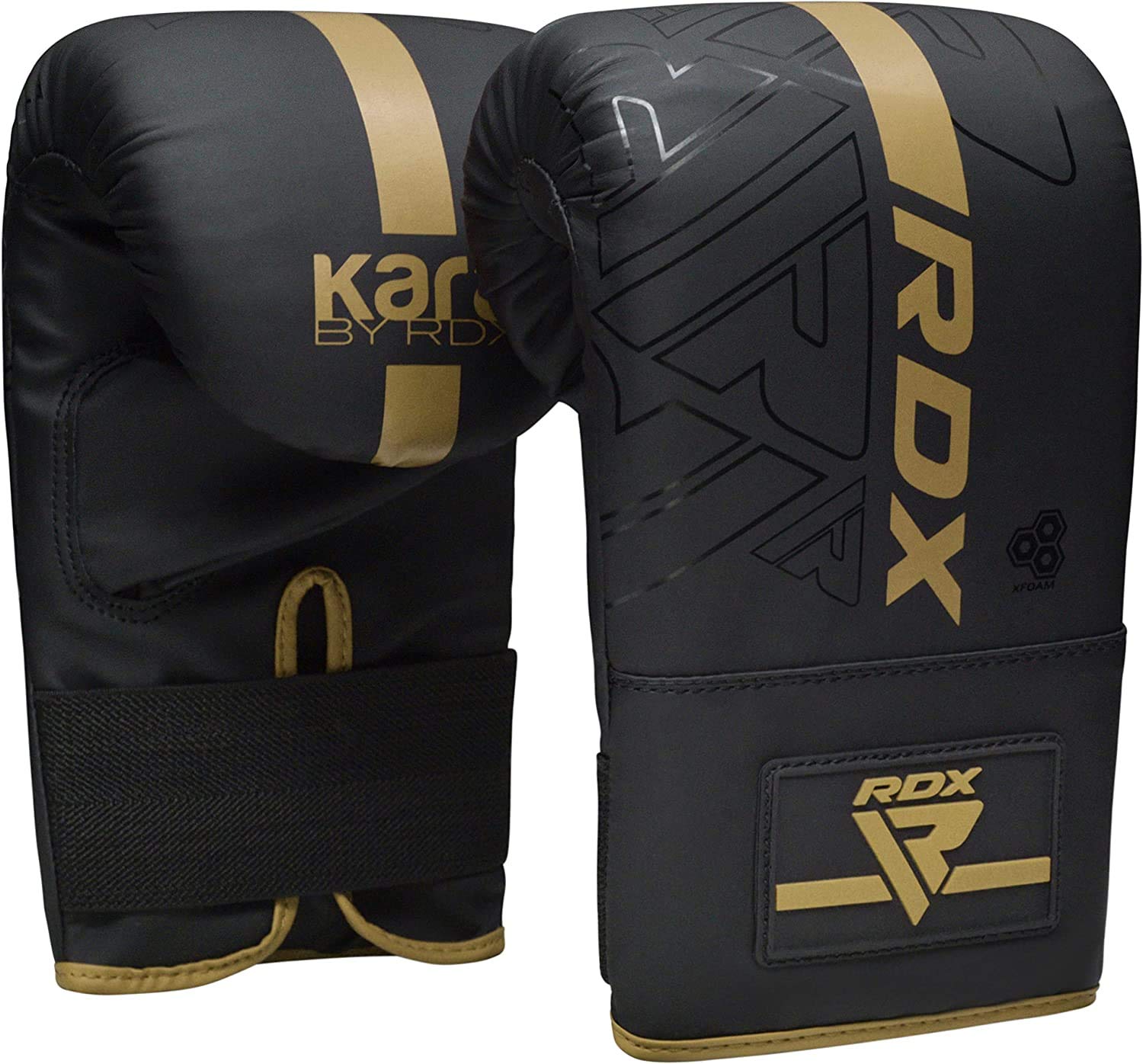 RDX Boxing Pads and Bag Gloves Set, Maya Hide Leather Kara Hook and Jab Training Pads, Curved Focus Mitts for MMA, Muay Thai, Kickboxing Coaching, Martial Arts, Punching Hand Target Strike Shield