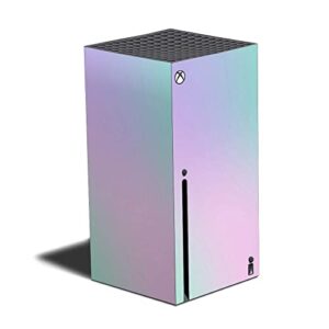 mighty skins skin compatible with xbox series x - cotton candy | protective, durable, and unique vinyl decal wrap cover | easy to apply and change styles | made in the usa (mixbserx-cotton candy)