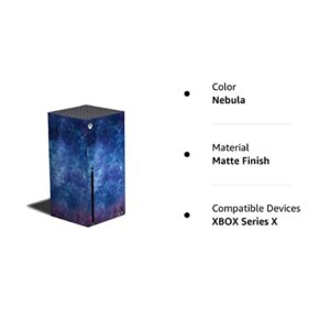 MightySkins Skin Compatible with Xbox Series X - Nebula | Protective, Durable, and Unique Vinyl Decal wrap Cover | Easy to Apply, Remove, and Change Styles | Made in The USA (MIXBSERX-Nebula)