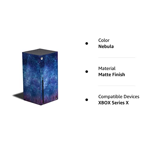 MightySkins Skin Compatible with Xbox Series X - Nebula | Protective, Durable, and Unique Vinyl Decal wrap Cover | Easy to Apply, Remove, and Change Styles | Made in The USA (MIXBSERX-Nebula)