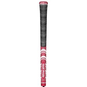 golf pride mcc multi compound teams golf grip (dark red/white)